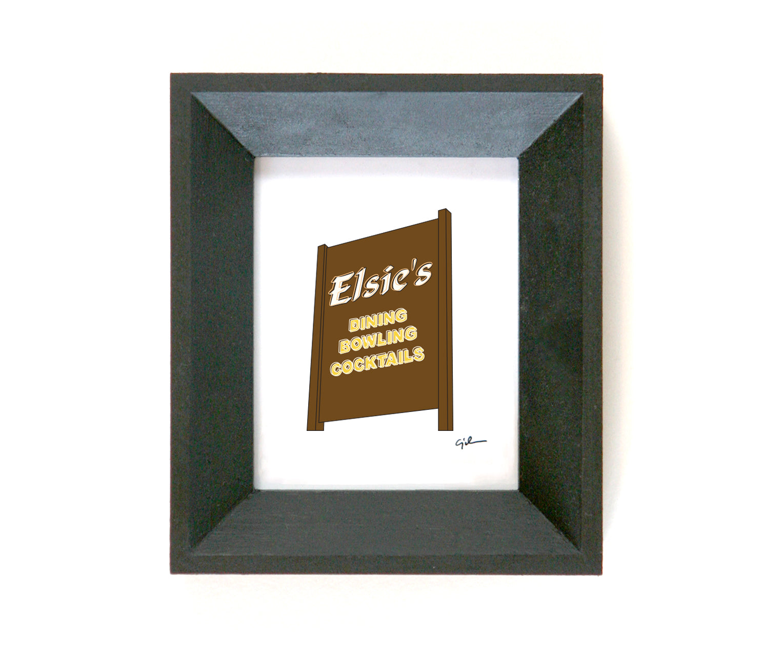 Elsie's Sign | MN Art Print – United Goods