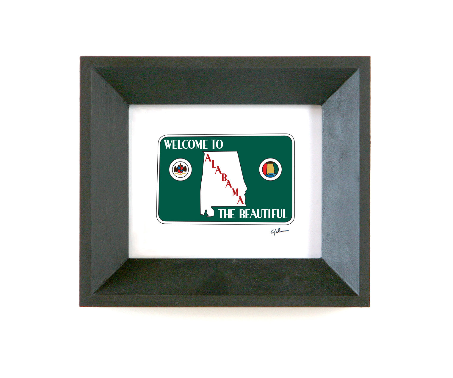 Welcome to Alabama Sign | AL Art Print – United Goods