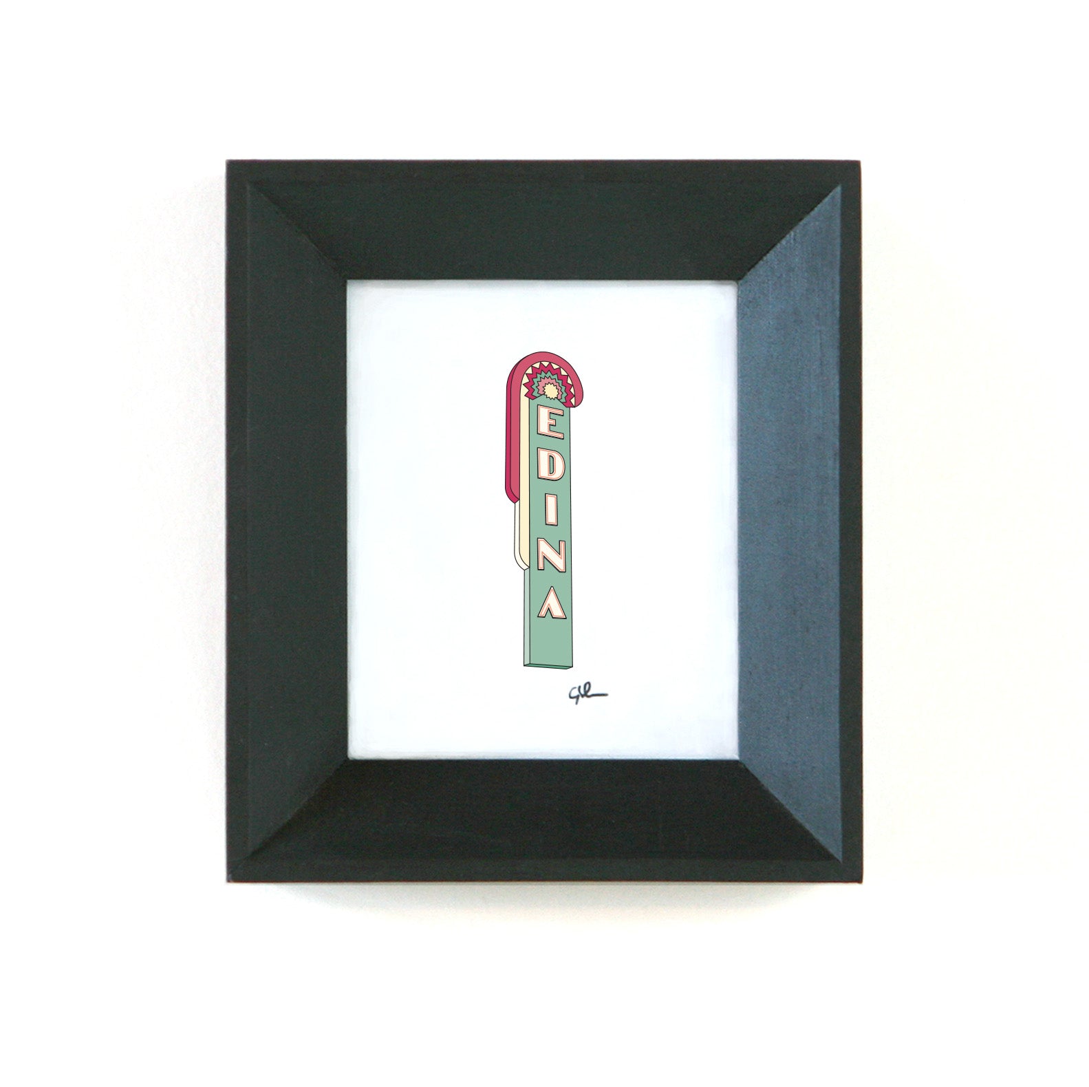Edina Theatre Sign | MN Art Print – United Goods