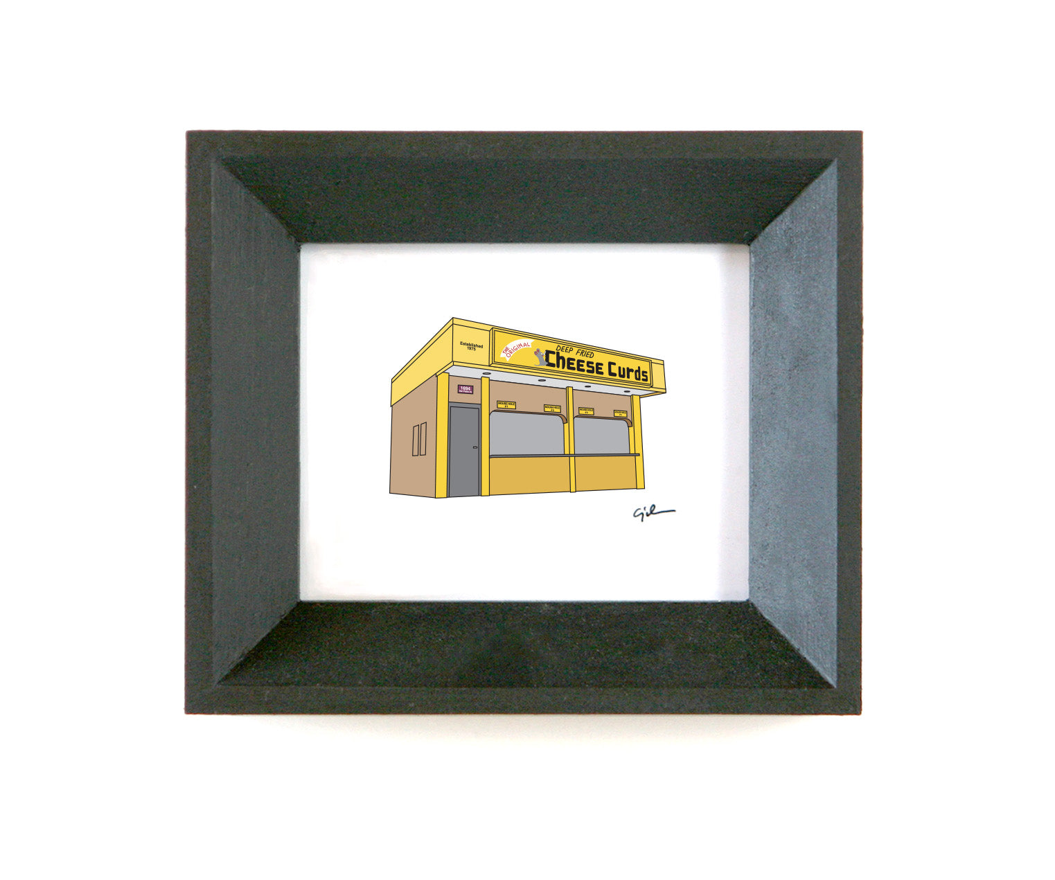 Original Deep Fried Cheese Curds Stand | MN Art Print – United Goods