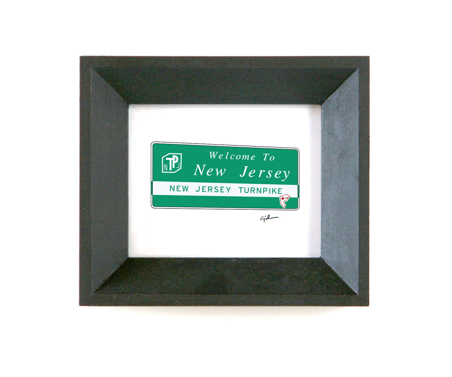 Welcome to New Jersey Sign | NJ Art Print – United Goods