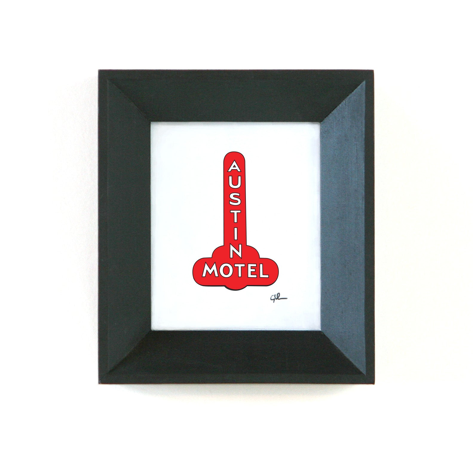 Austin Motel Sign | TX Art Print – United Goods